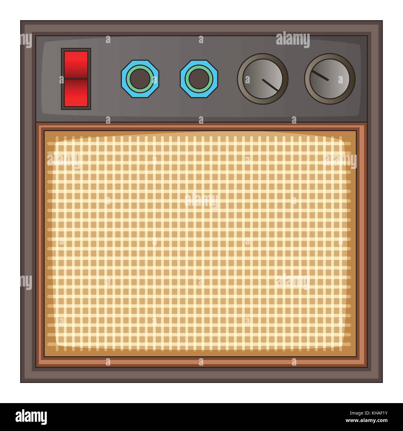 Cartoon Guitar Amplifier
