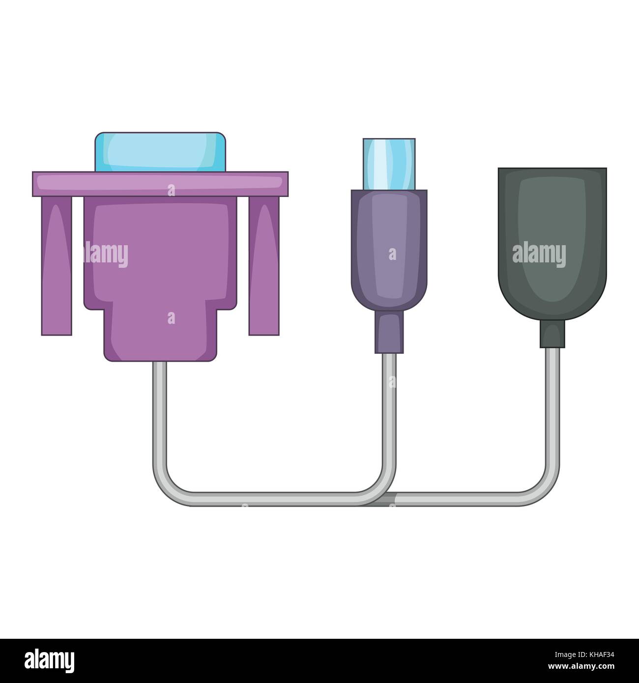 Audio cable icon, cartoon style Stock Vector Image & Art - Alamy