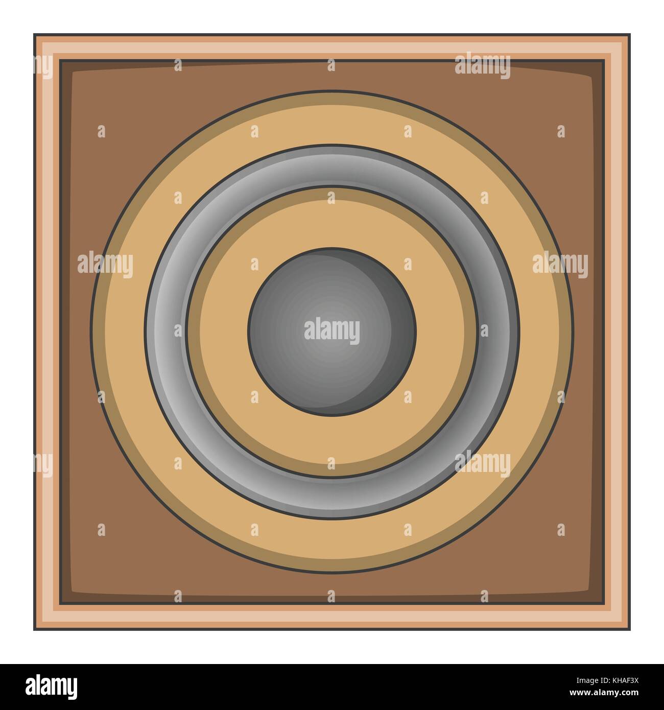 Audio speaker icon, cartoon style Stock Vector Image & Art - Alamy