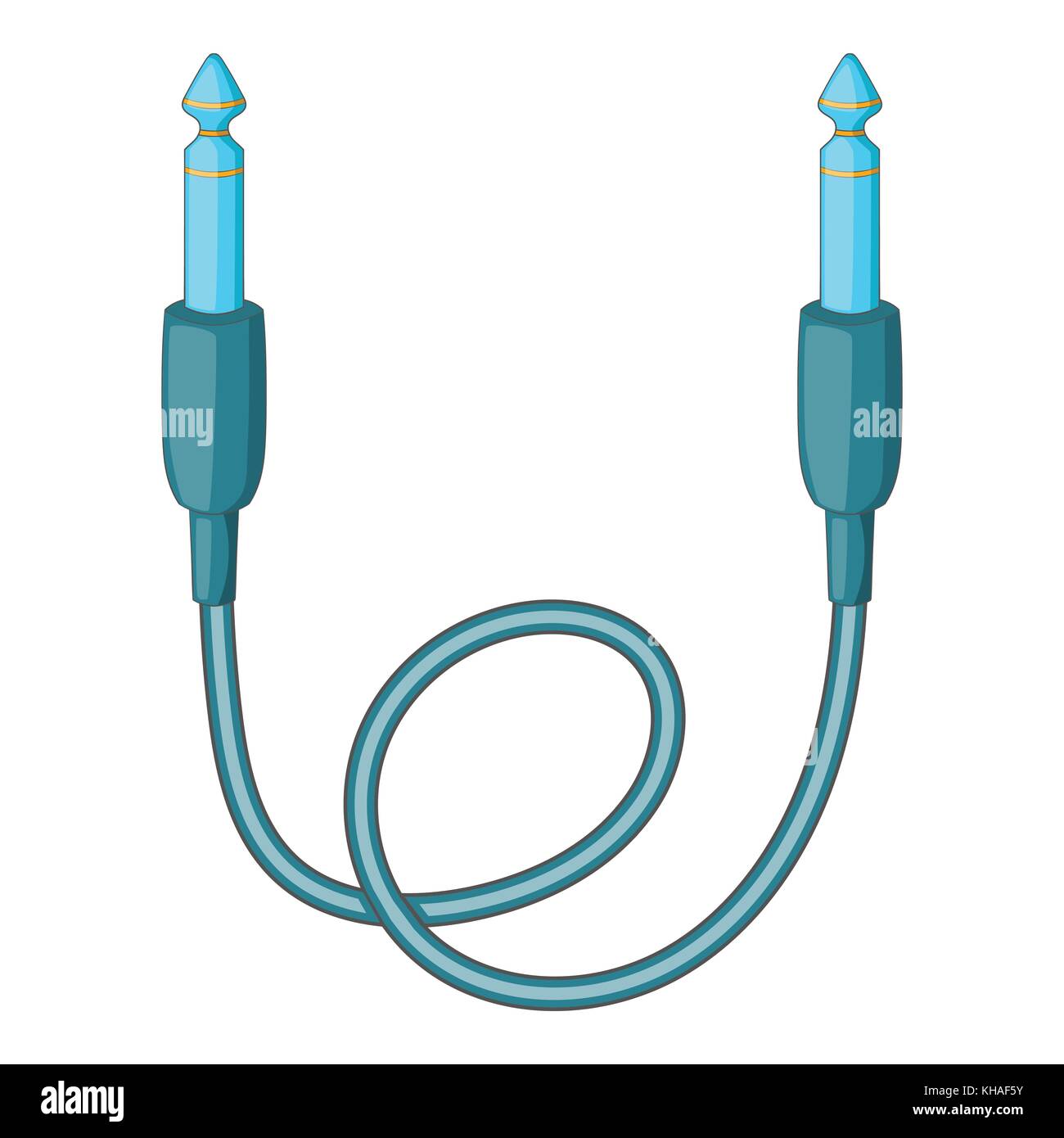 Jack cable icon, cartoon style Stock Vector Image & Art - Alamy