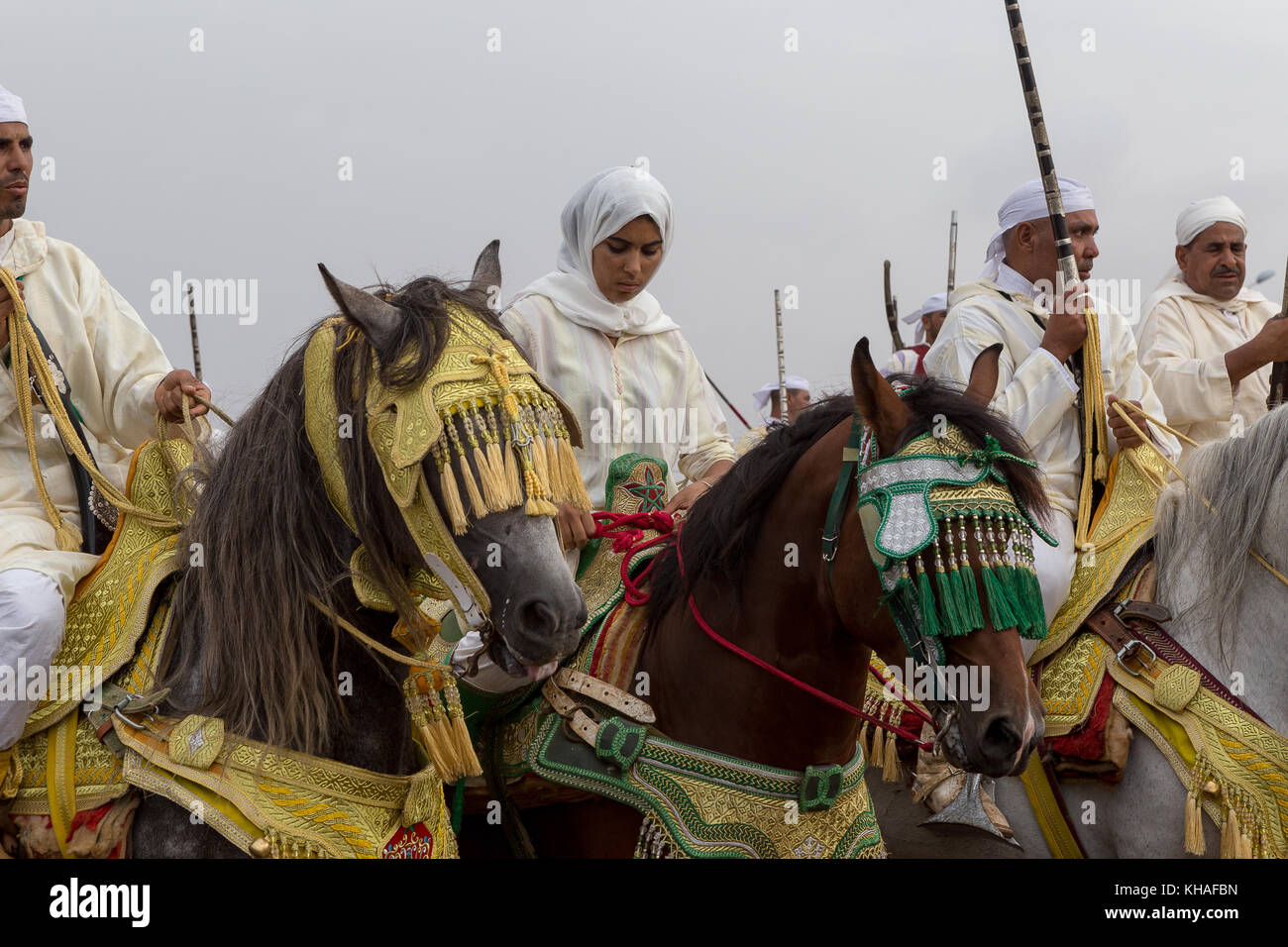 Fantasia is a traditional exhibition of horsemanship in the Maghreb ...