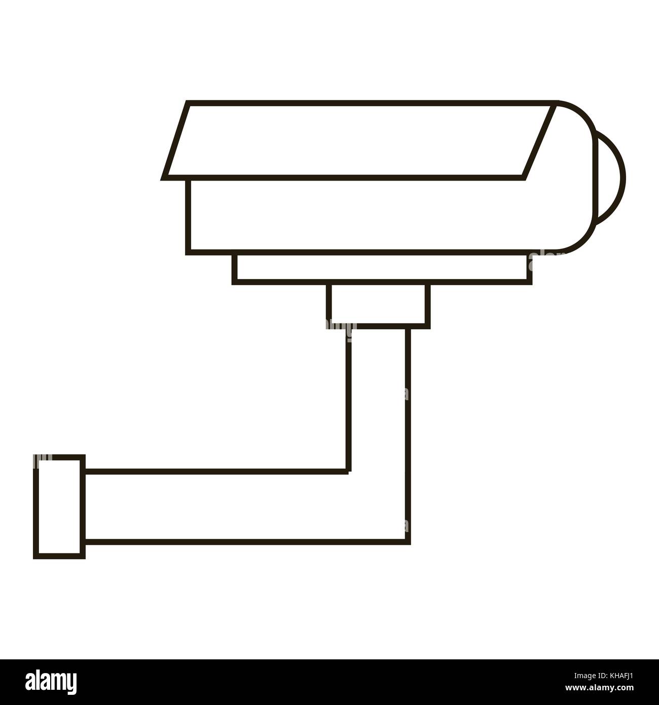 Security camera icon, outline style Stock Vector Image & Art - Alamy