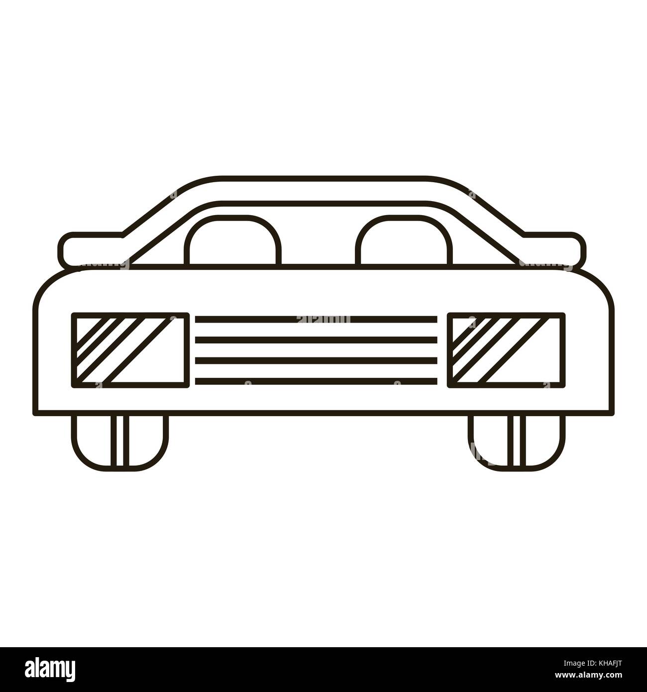 Car icon, outline style Stock Vector Image & Art - Alamy