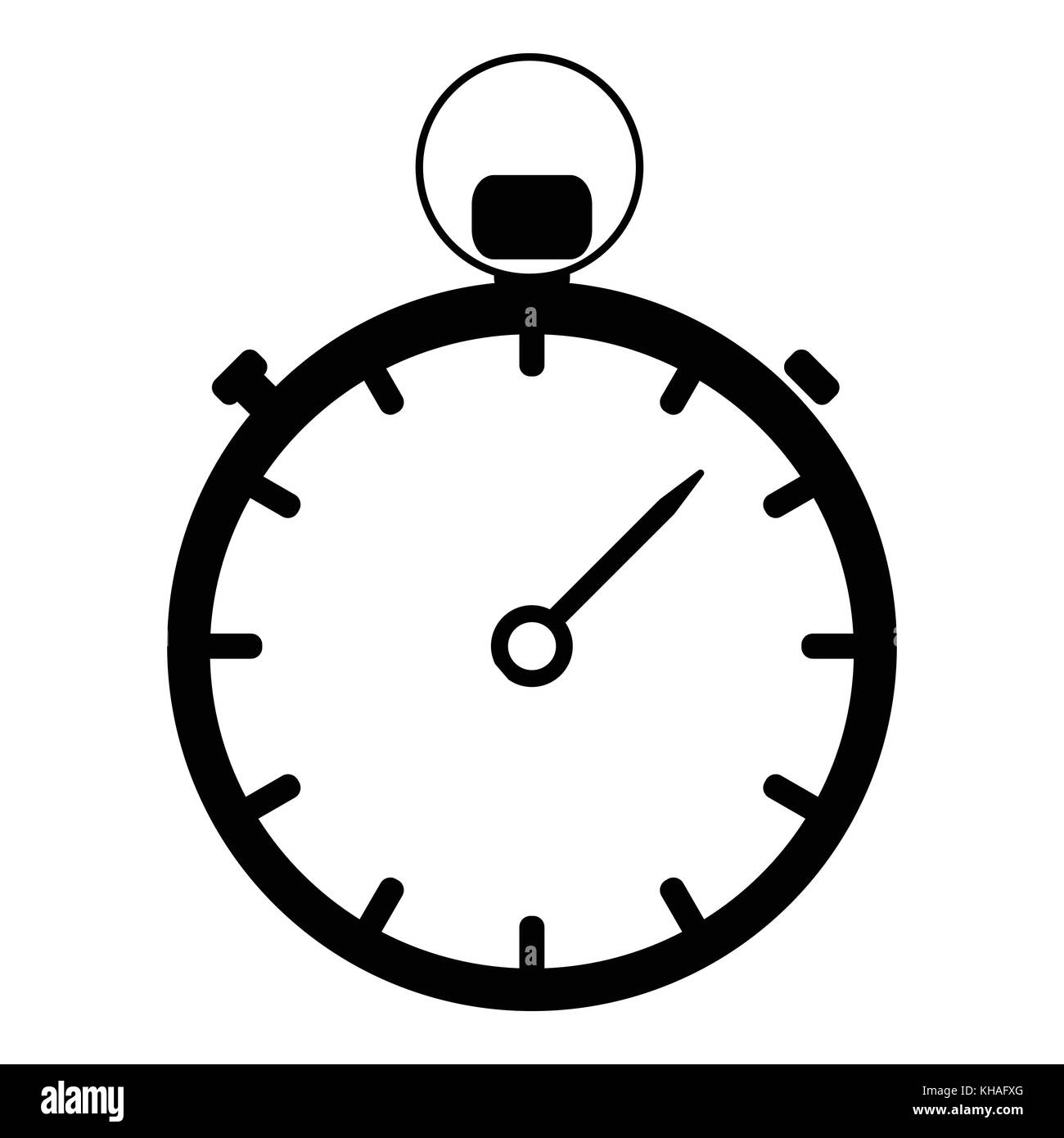 Stopwatch icon, simple style Stock Vector Image & Art - Alamy