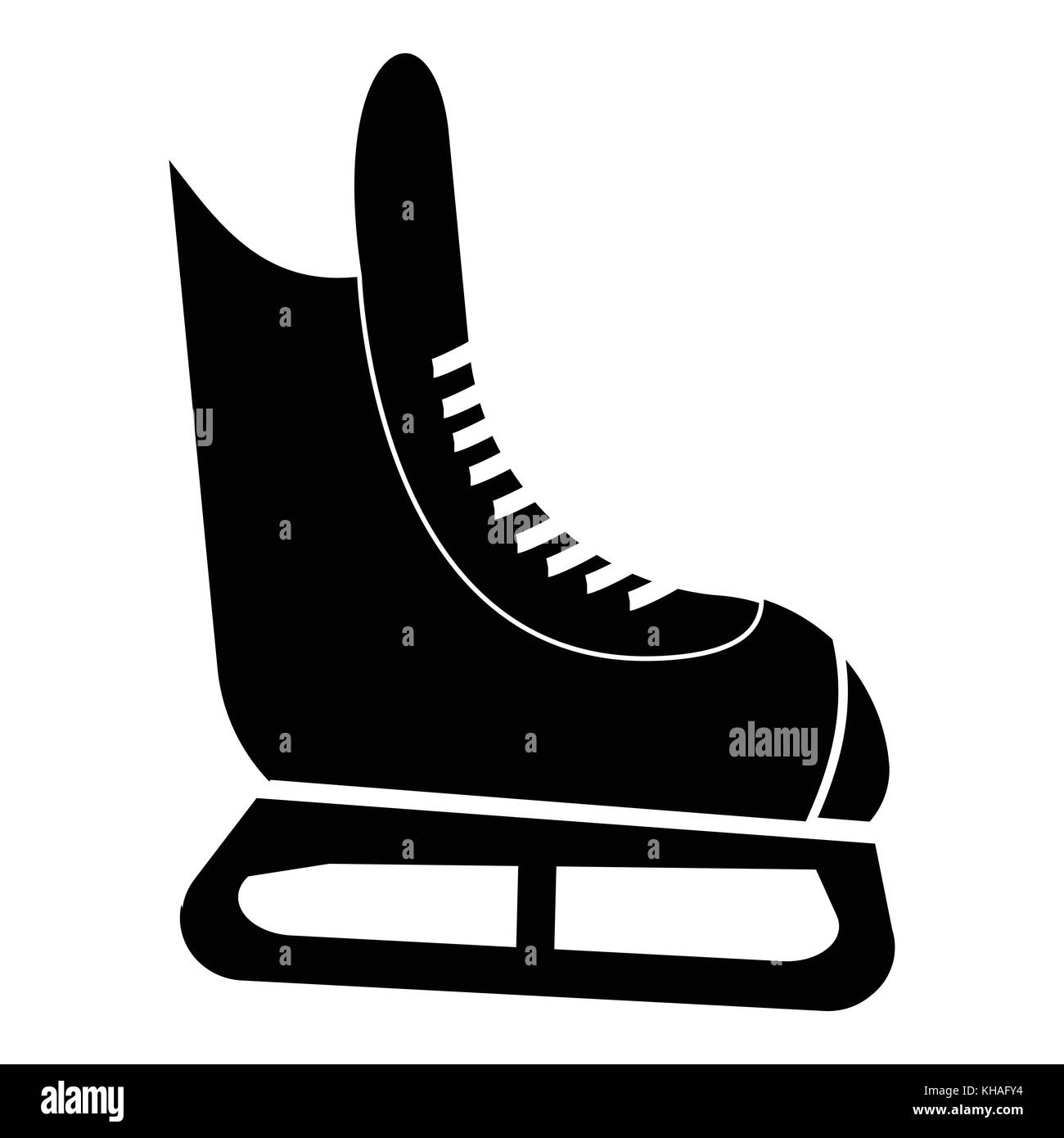 Ice skate icon, simple style Stock Vector Image & Art - Alamy
