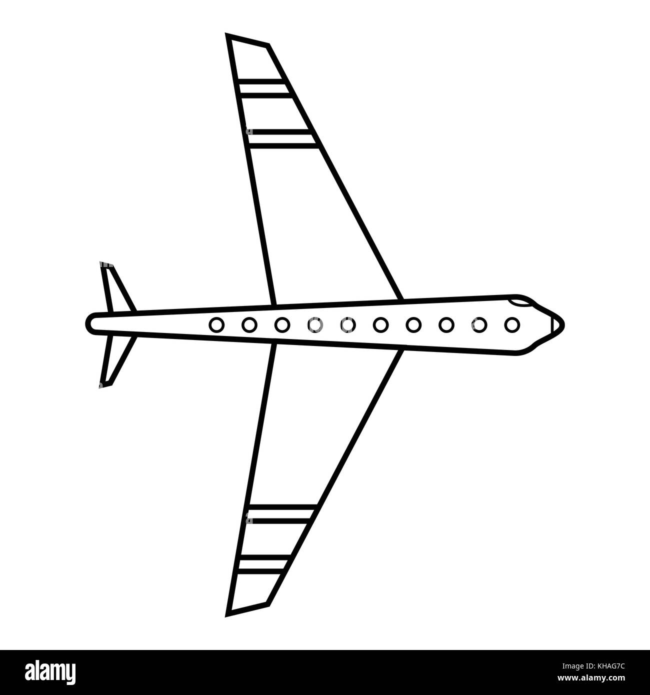 Aeroplane pilot window Stock Vector Images - Alamy