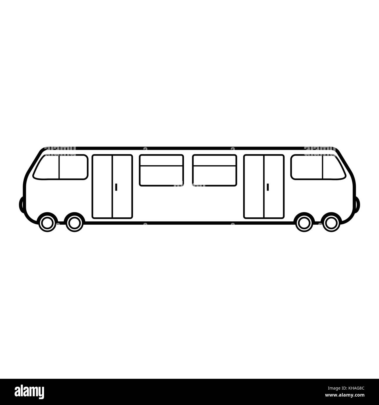 Passenger Train Line Drawing High Resolution Stock Photography and ...