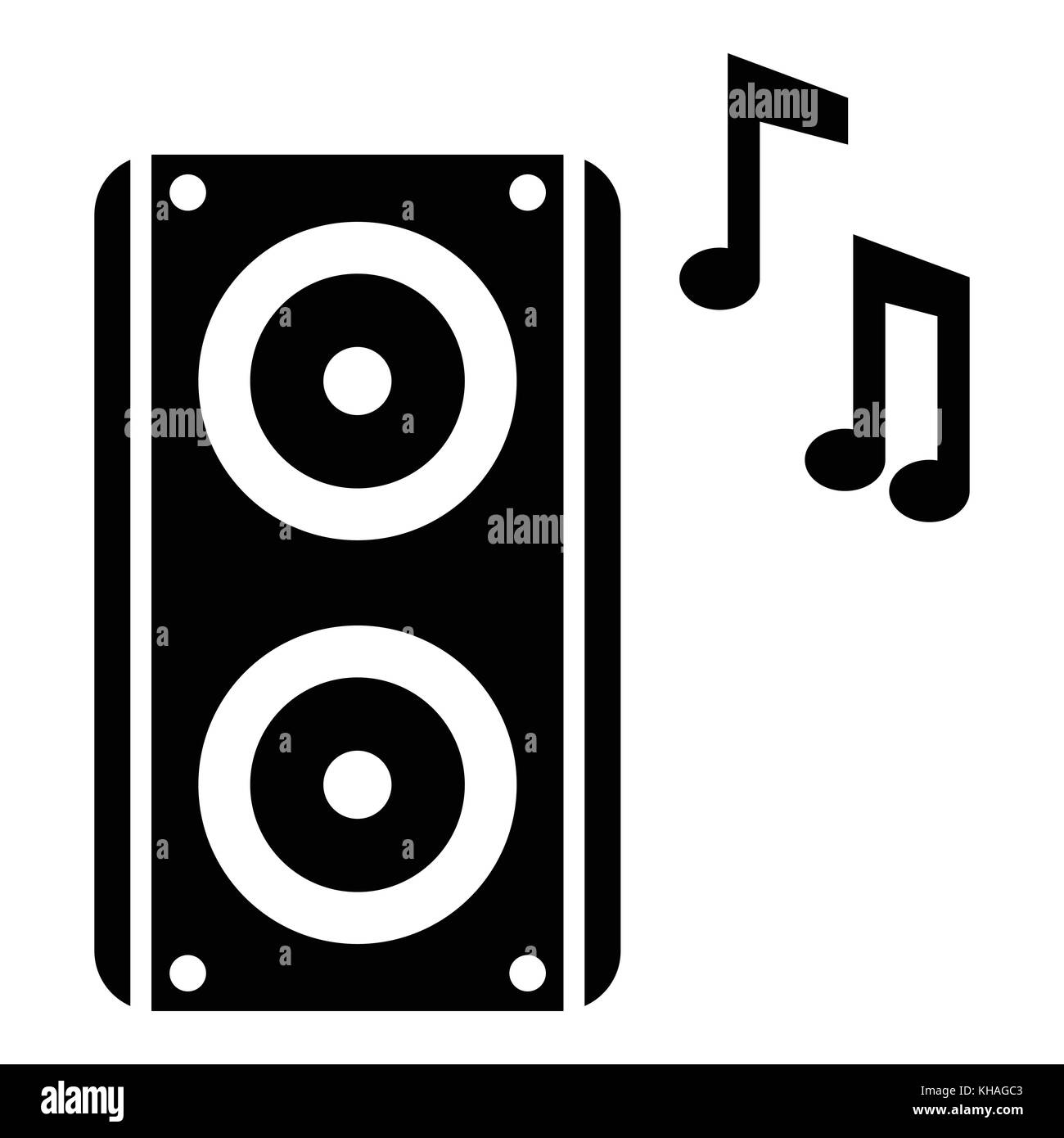 Subwoofer icon, simple style Stock Vector Image & Art - Alamy