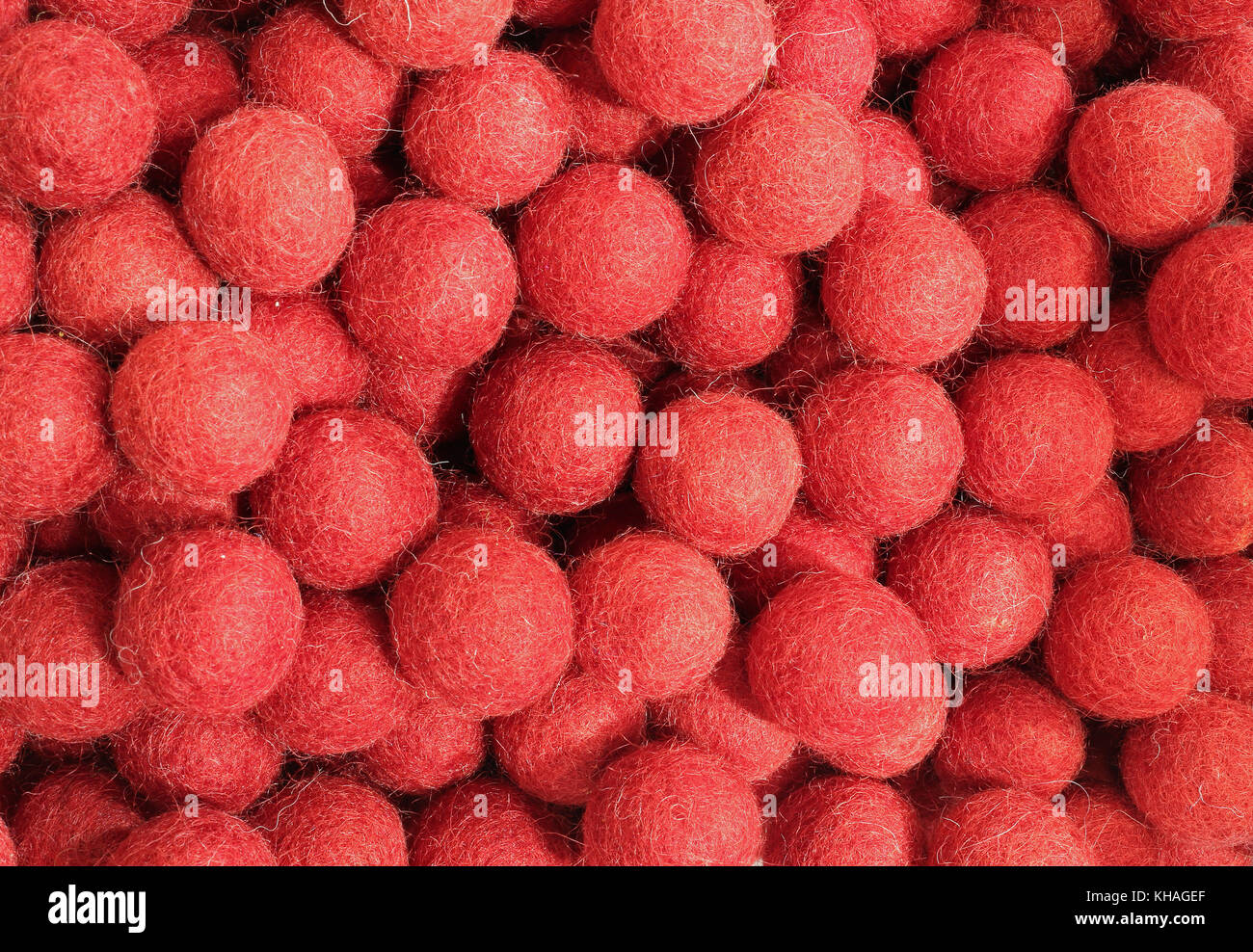background of many red balls of wool Stock Photo - Alamy