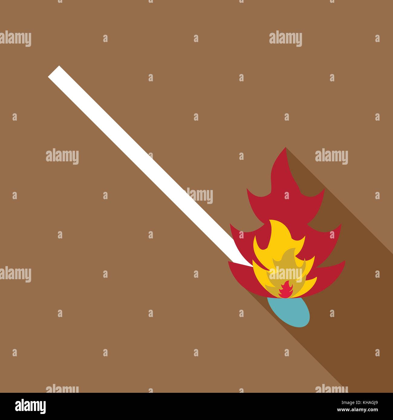 Matchstick with shadow Stock Vector Images - Alamy