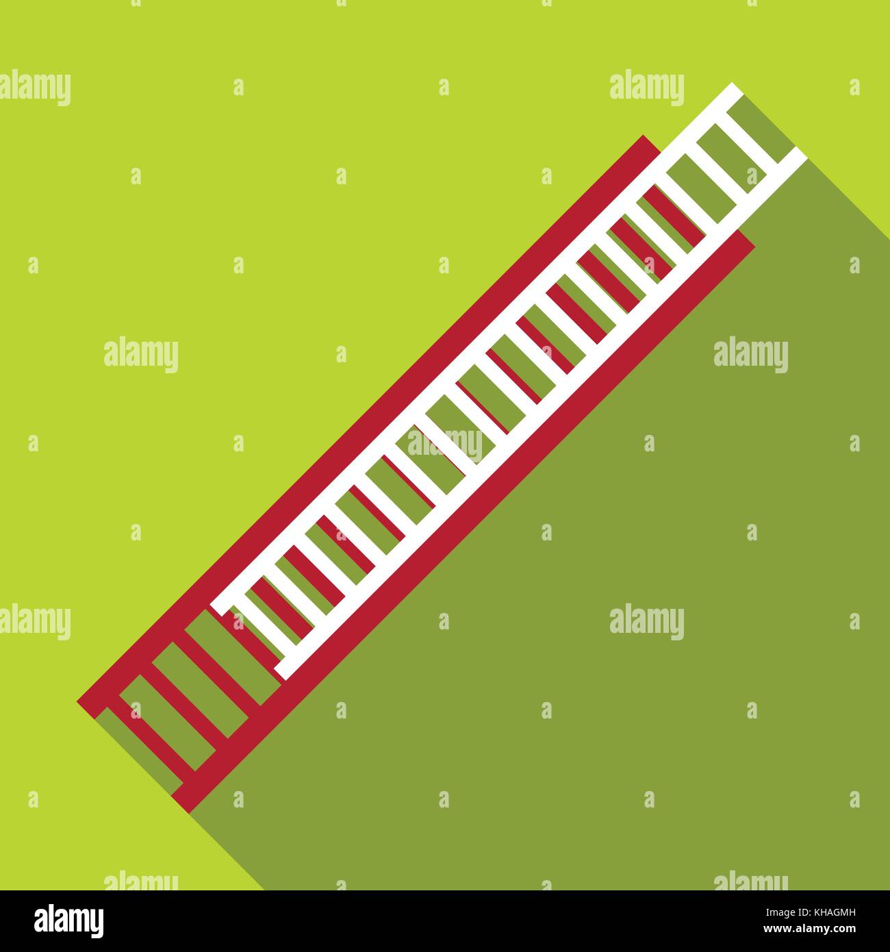 Fire ladder icon, flat style Stock Vector Image & Art - Alamy
