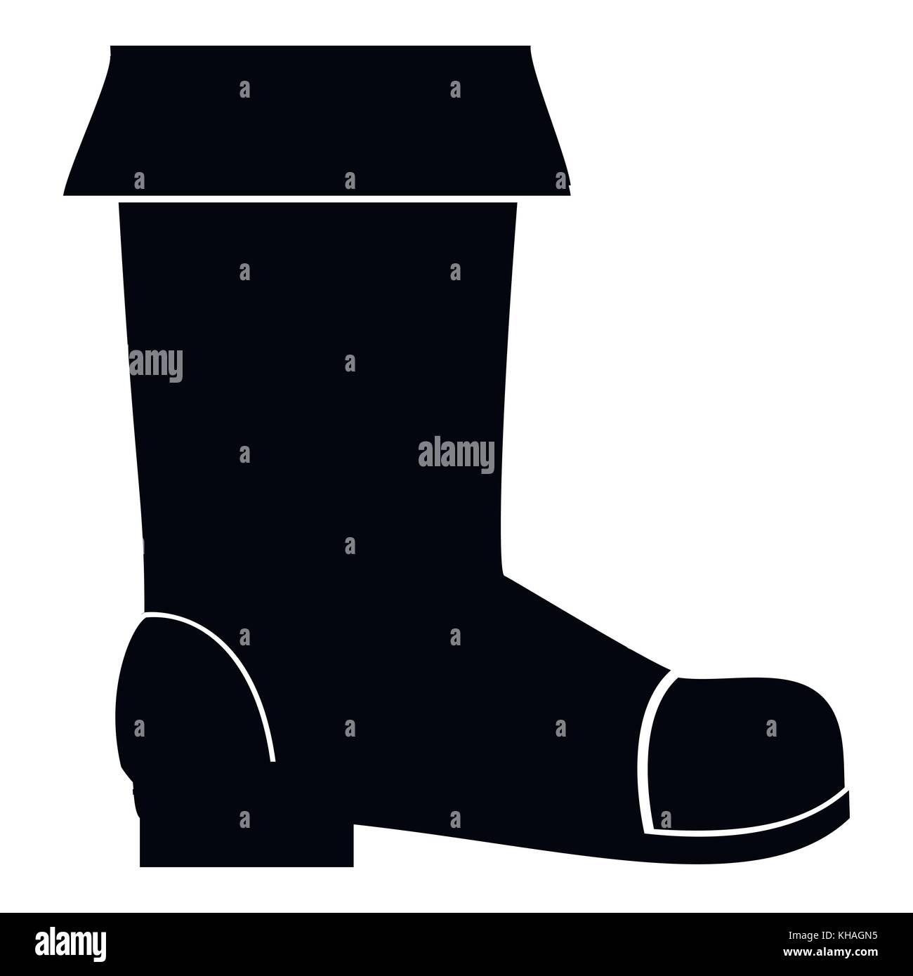 Rubber boot icon, simple style Stock Vector Image & Art - Alamy