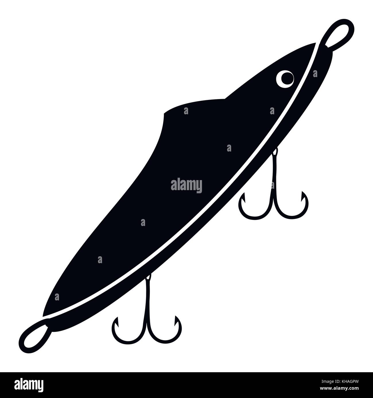 Fish bait icon, simple style Stock Vector Image & Art - Alamy