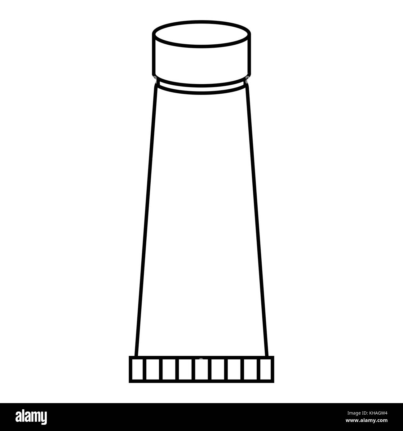 Bottle neck icon, outline style Stock Vector Image & Art - Alamy