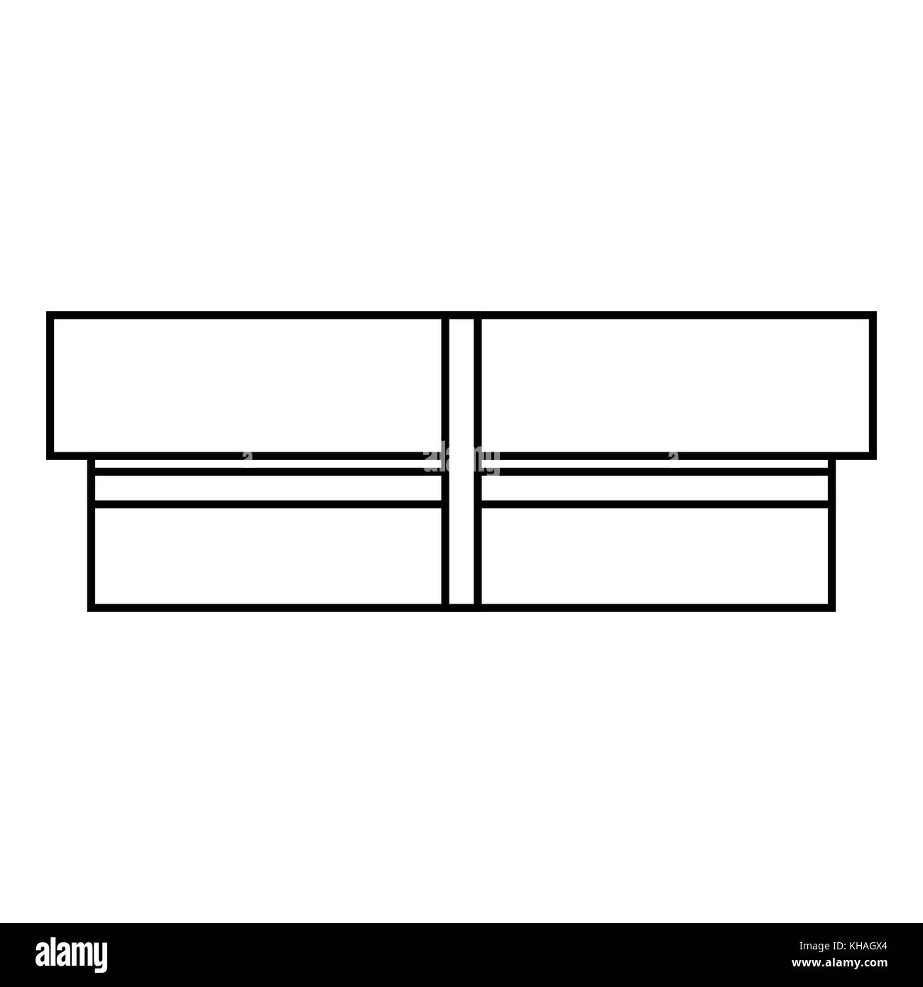 Small box icon, outline style Stock Vector Image & Art - Alamy