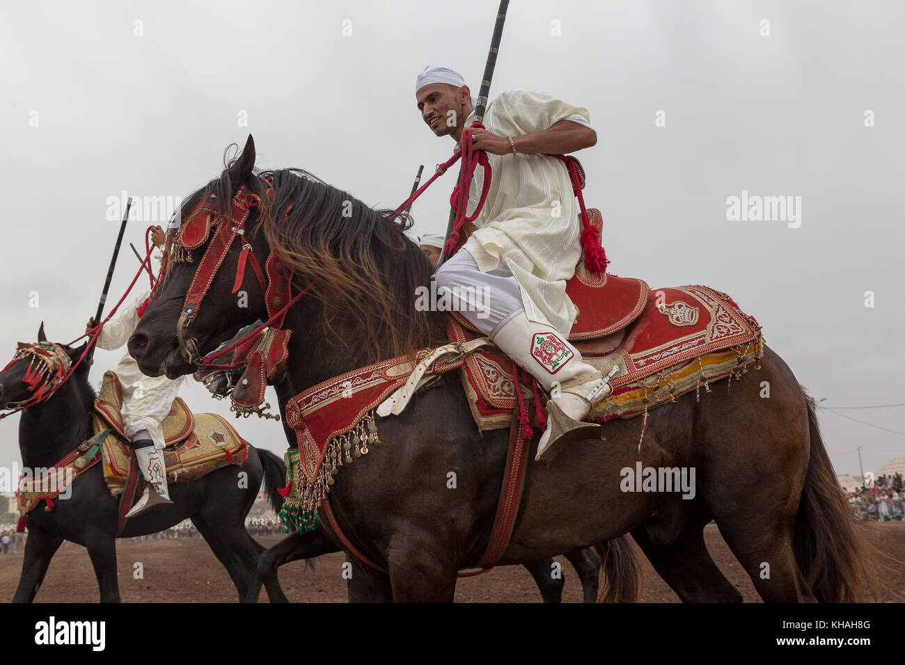 Fantasia is a traditional exhibition of horsemanship in the Maghreb ...
