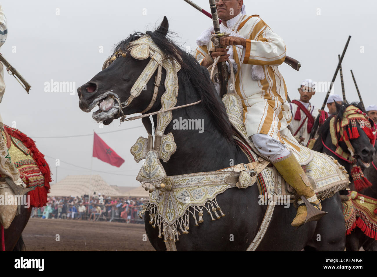 Fantasia is a traditional exhibition of horsemanship in the Maghreb ...