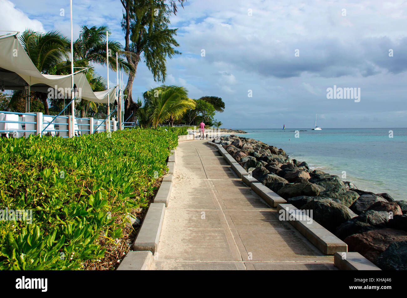 Holetown Beach; Hometown; St. James; Barbados Stock Photo - Alamy