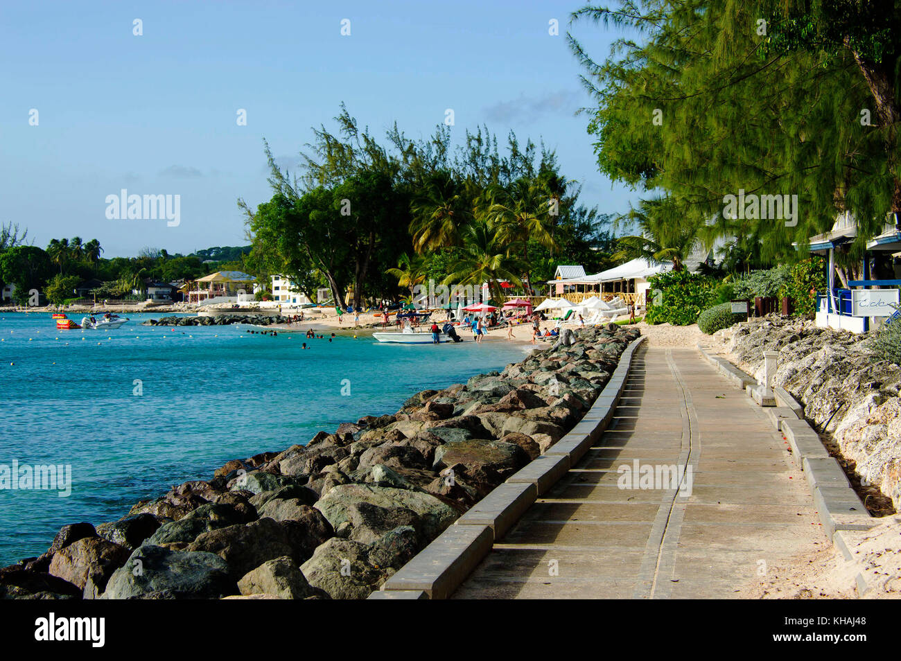 Holetown Beach; Hometown; St. James; Barbados Stock Photo - Alamy