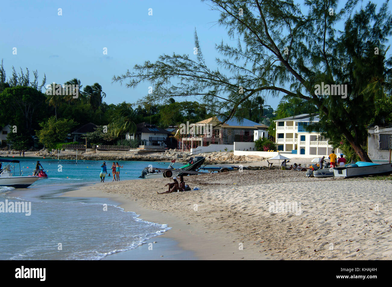 Holetown Beach; Hometown; St. James; Barbados Stock Photo - Alamy