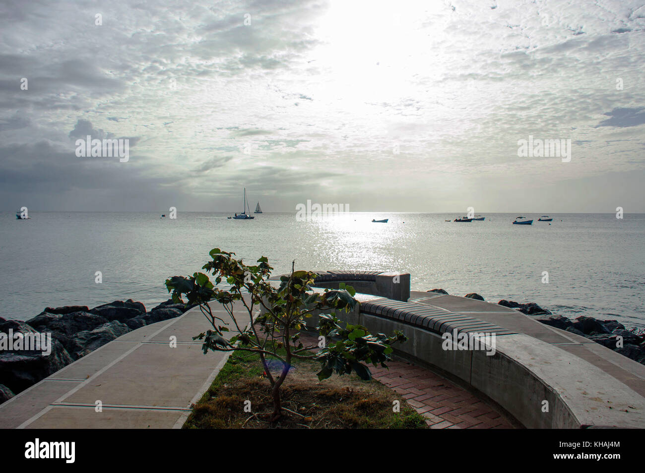 Holetown Beach; Hometown; St. James; Barbados Stock Photo - Alamy