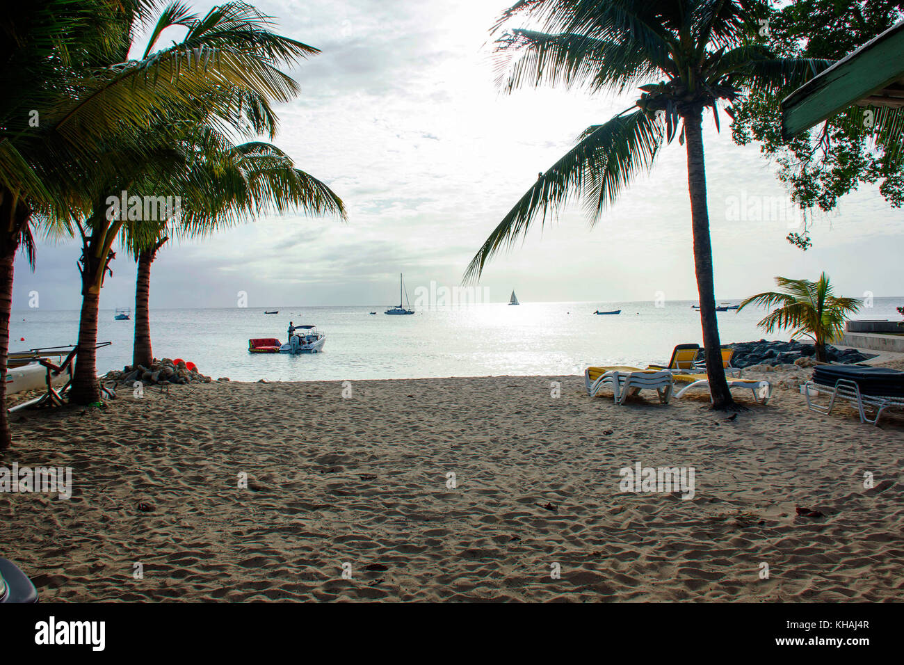 Holetown Beach; Hometown; St. James; Barbados Stock Photo - Alamy