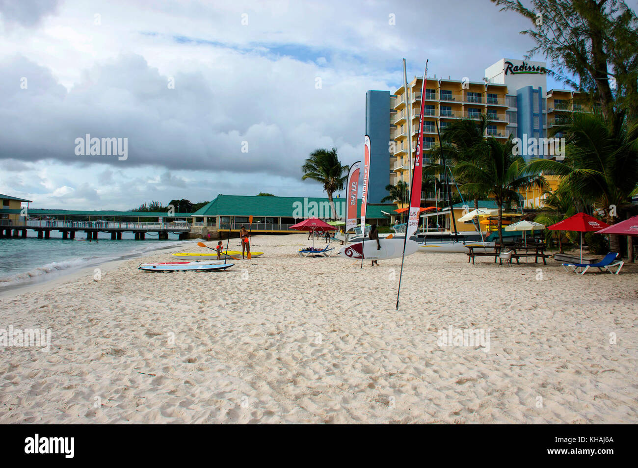 Pebbles Beach; St. Michael; Barbados Stock Photo - Alamy