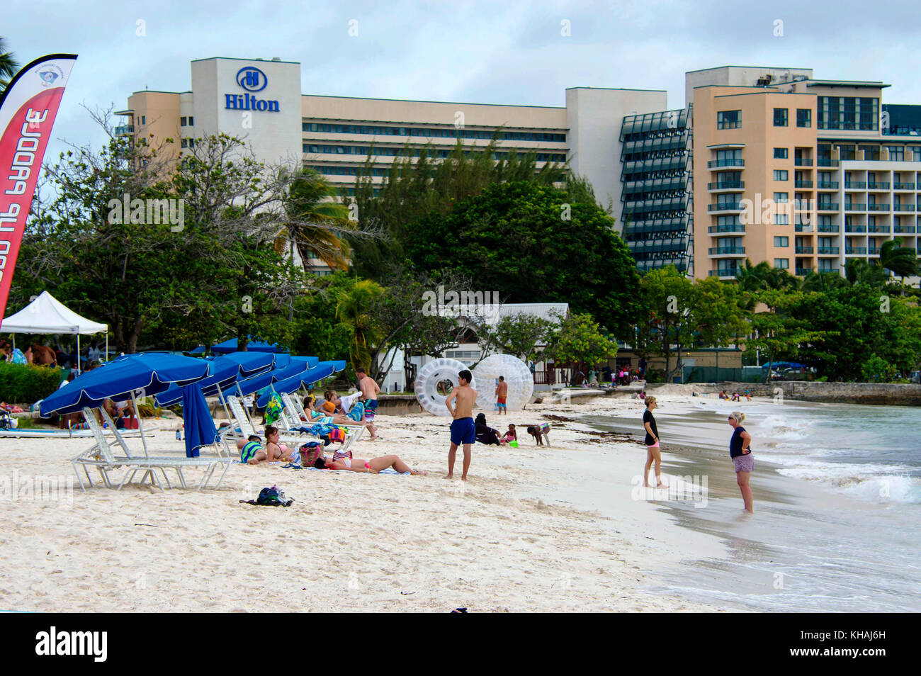 Pebbles Beach; St. Michael; Barbados Stock Photo - Alamy