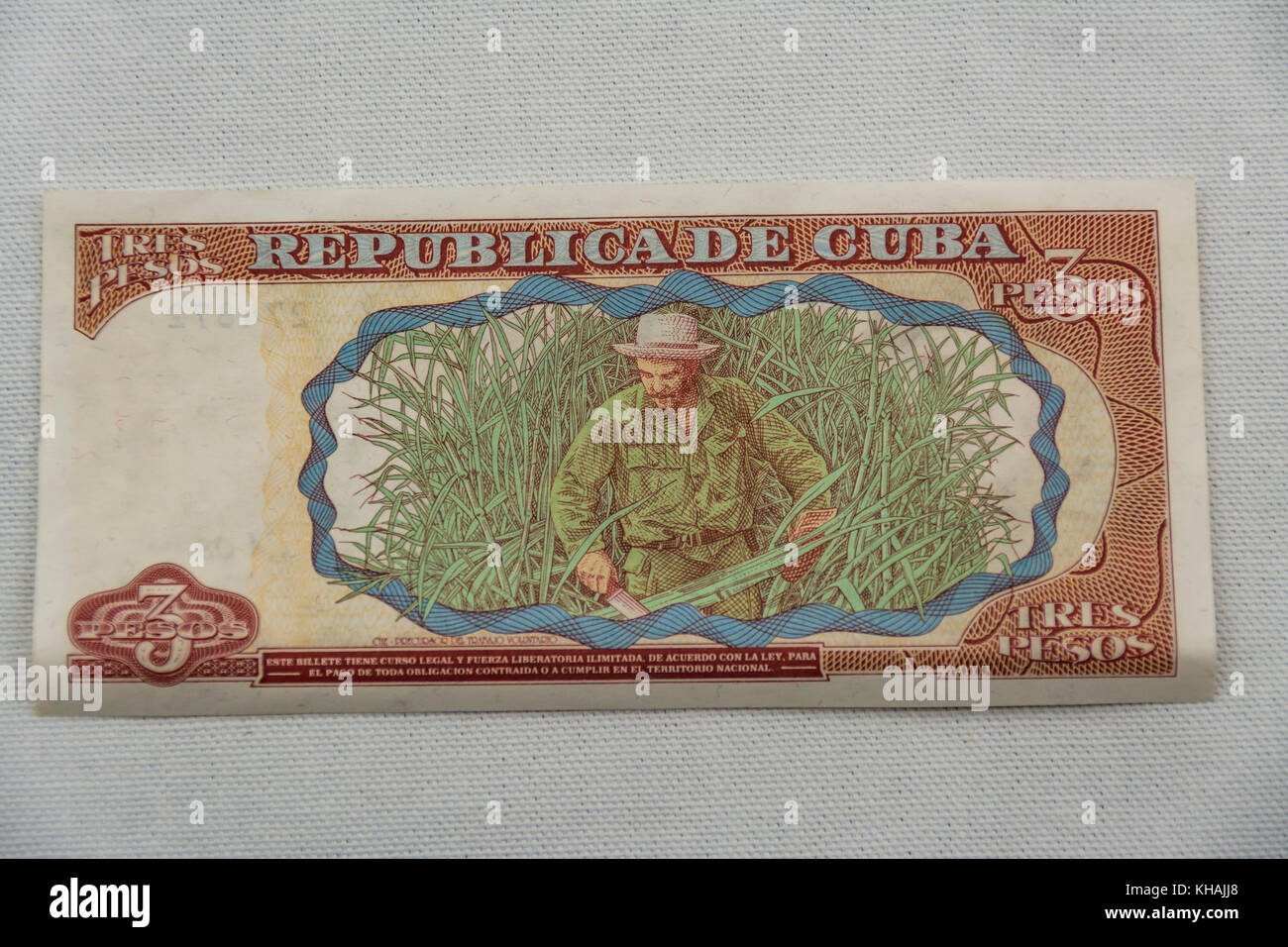 Bank note from National Bank of Cuba with image of Che Guevara Stock ...
