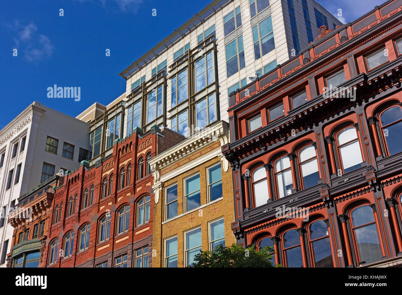Urban architecture of Washington Dc downtown before sunset. Historical ...