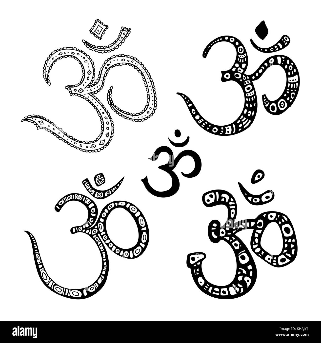 Aum Symbol Tattoo Designs