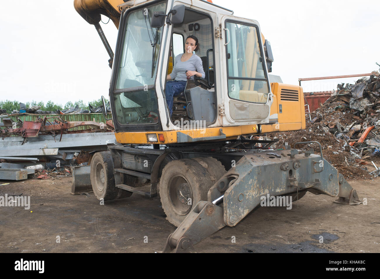 Dump truck female hi-res stock photography and images - Alamy