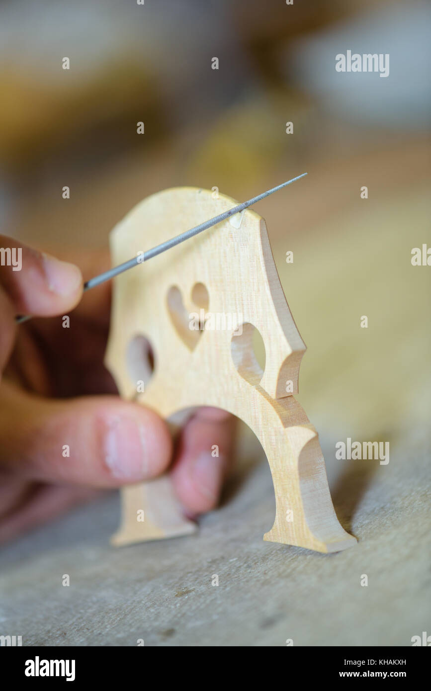 musical instrument maker Stock Photo - Alamy