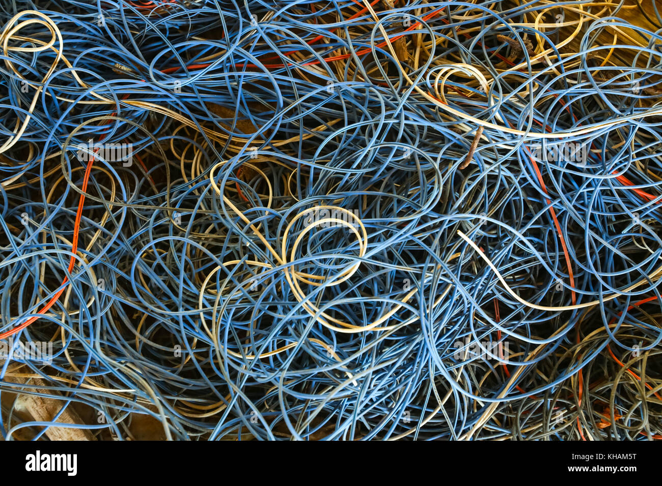 An abstract of colorful fishing net Stock Photo - Alamy