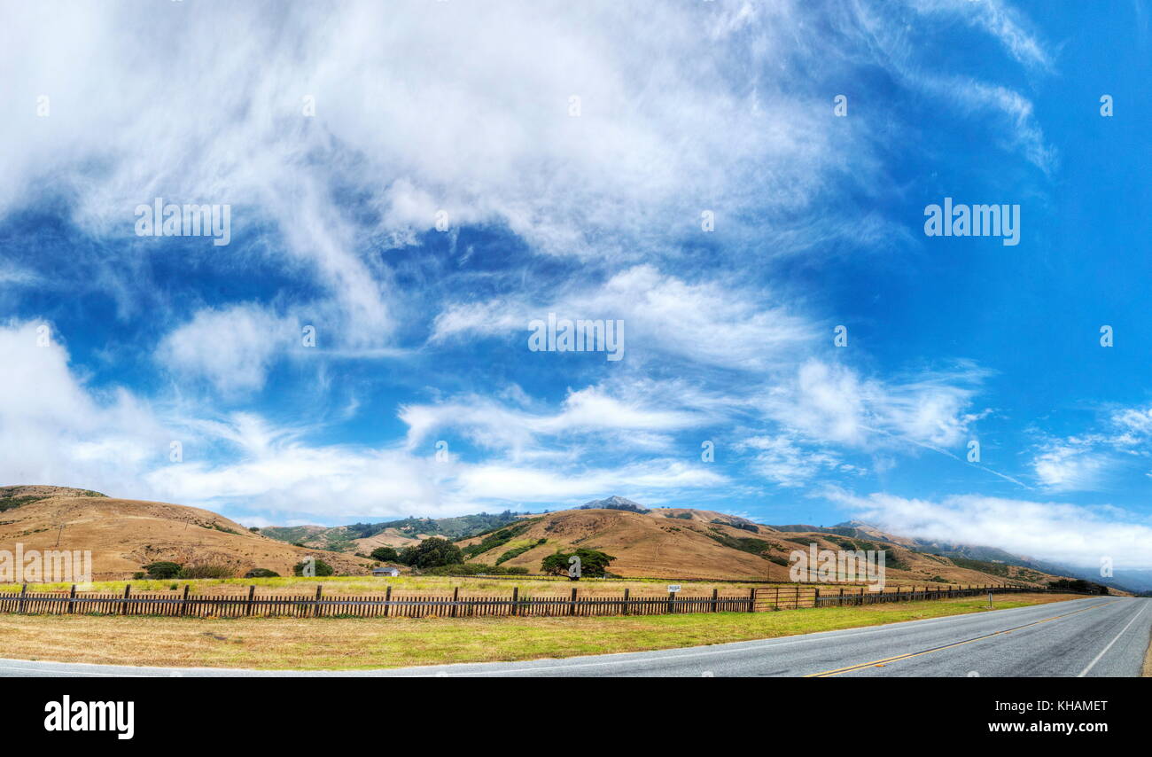 A Beautiful View of the California Coastline along State Road 1 -USA ...