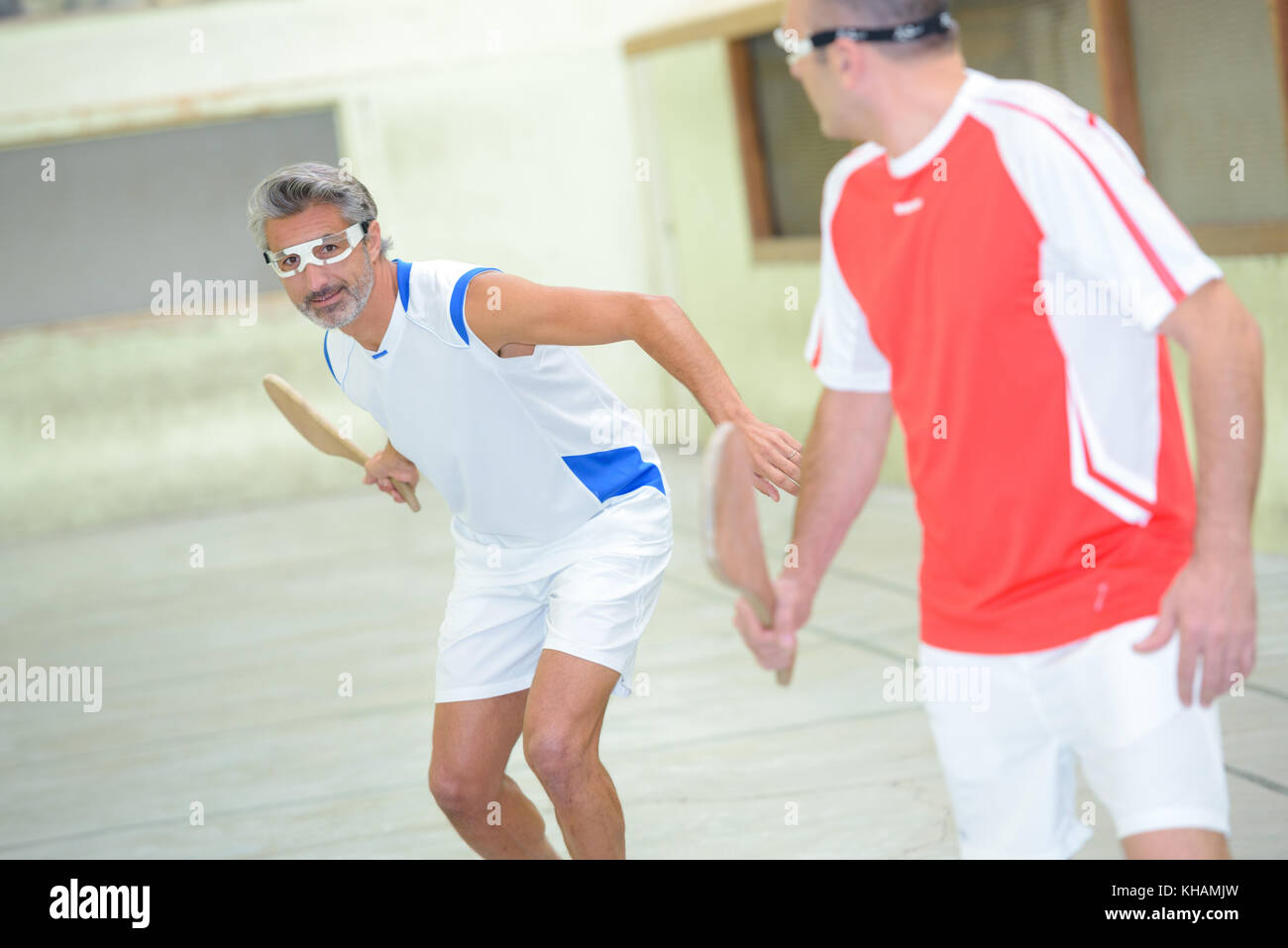 men playing pala Stock Photo - Alamy