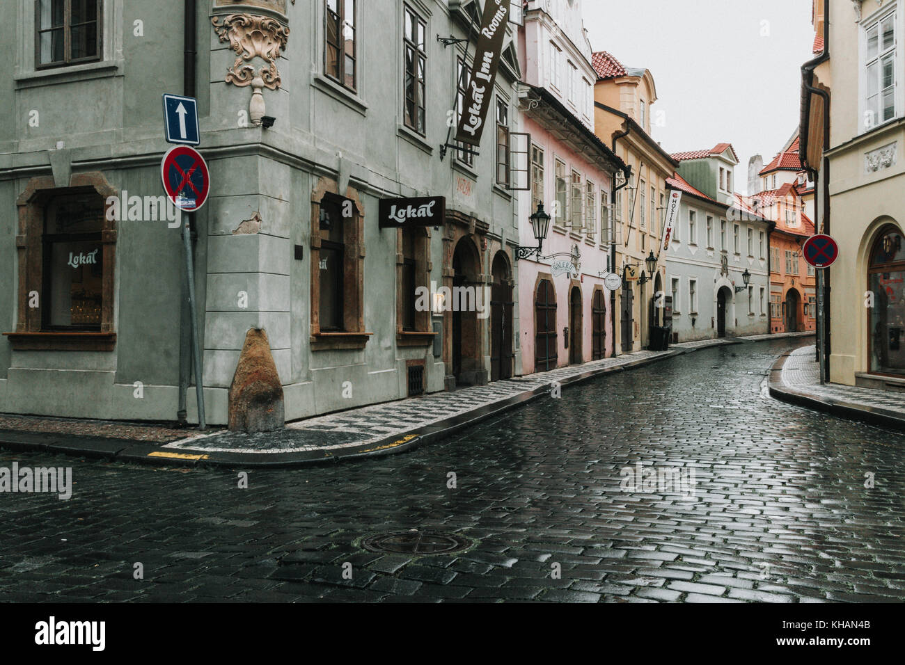 Streets of Prague Stock Photo - Alamy