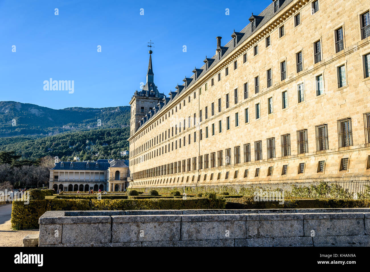 Outdoor view of Monastery of El Escorial Stock Photo - Alamy