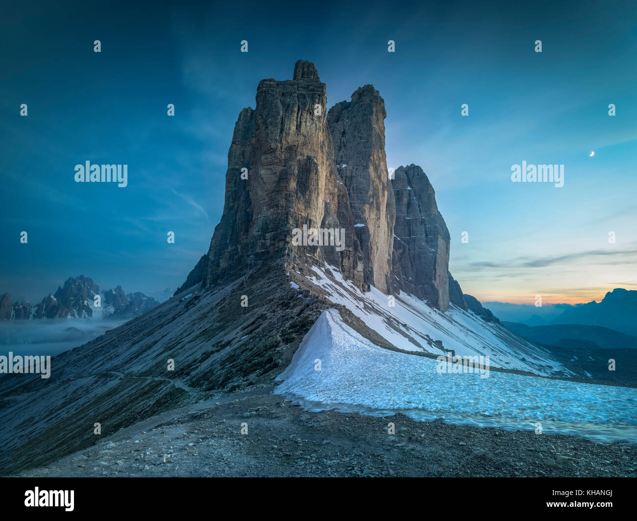 The Italian Alps, the Mountain valley, the view, the high peaks, the ...