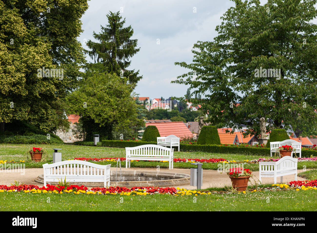 Barockgarten Blankenburg im Harz Stock Photo - Alamy