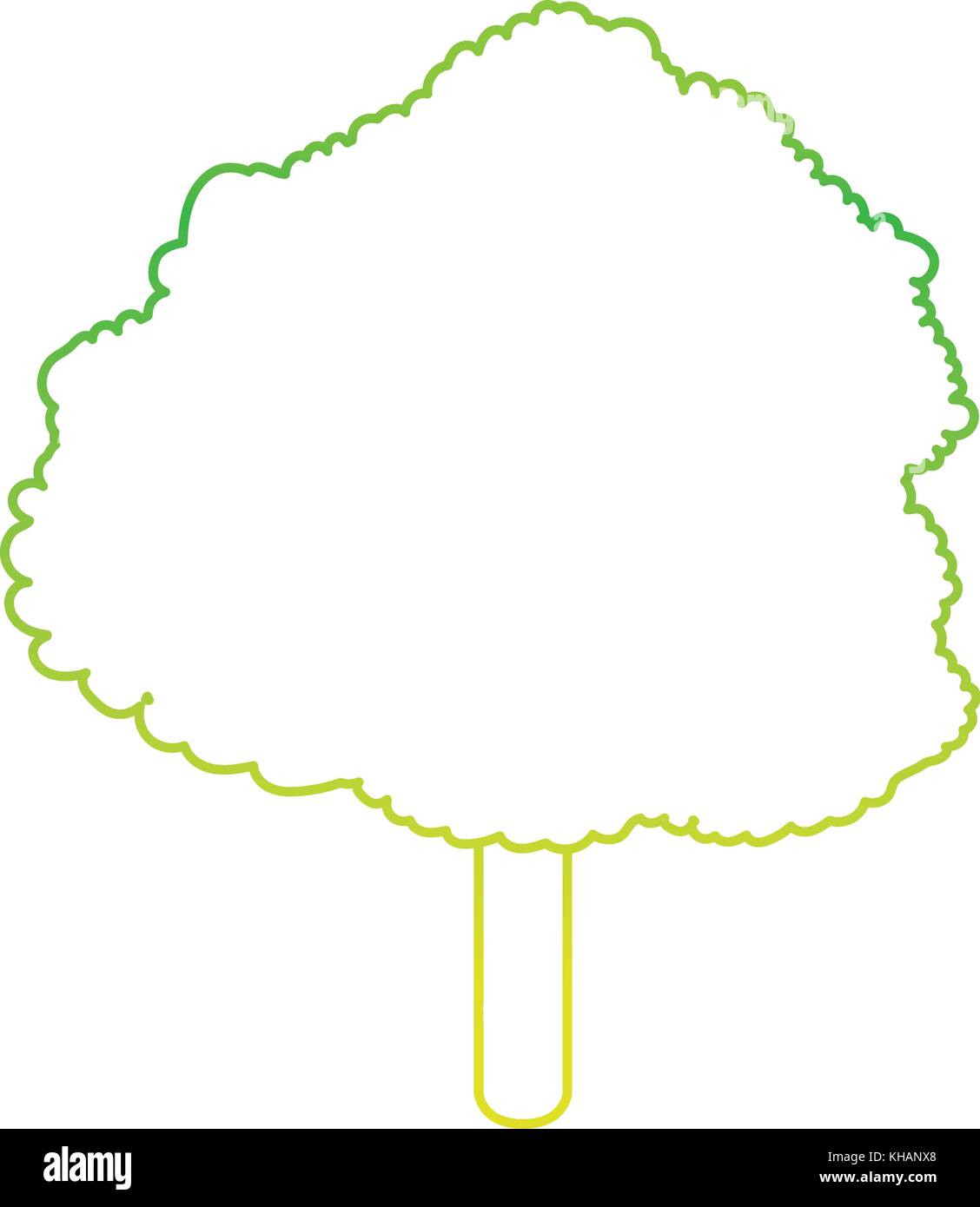 Tree of plant nature and botany theme Isolated design Vector ...