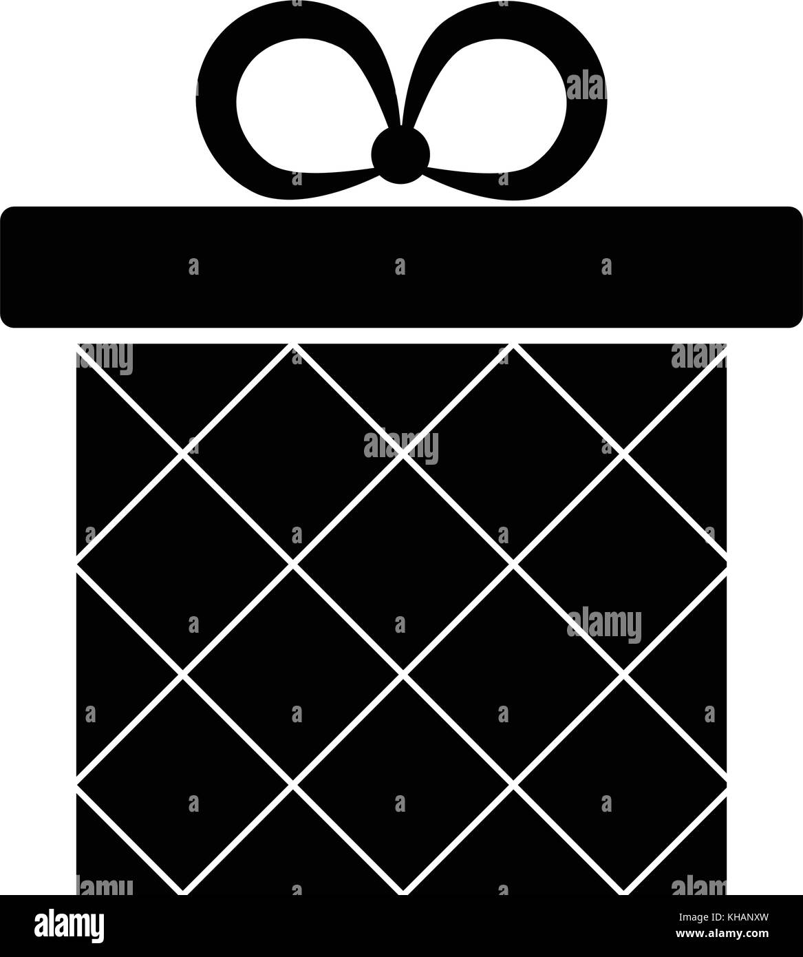 Isolated present silhouette Stock Vector Image & Art - Alamy