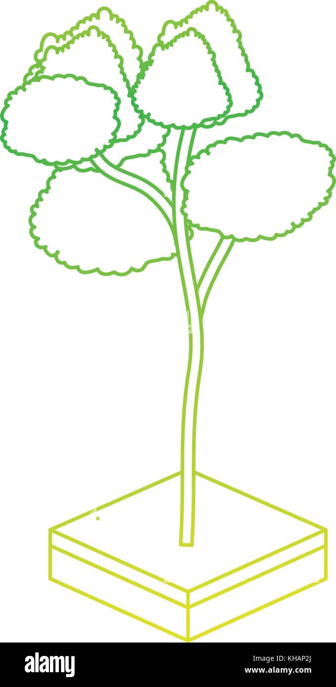 Isometric tree design Stock Vector Image & Art - Alamy