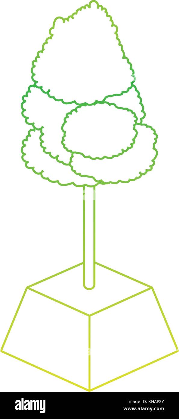 Isometric tree design Stock Vector Image & Art - Alamy