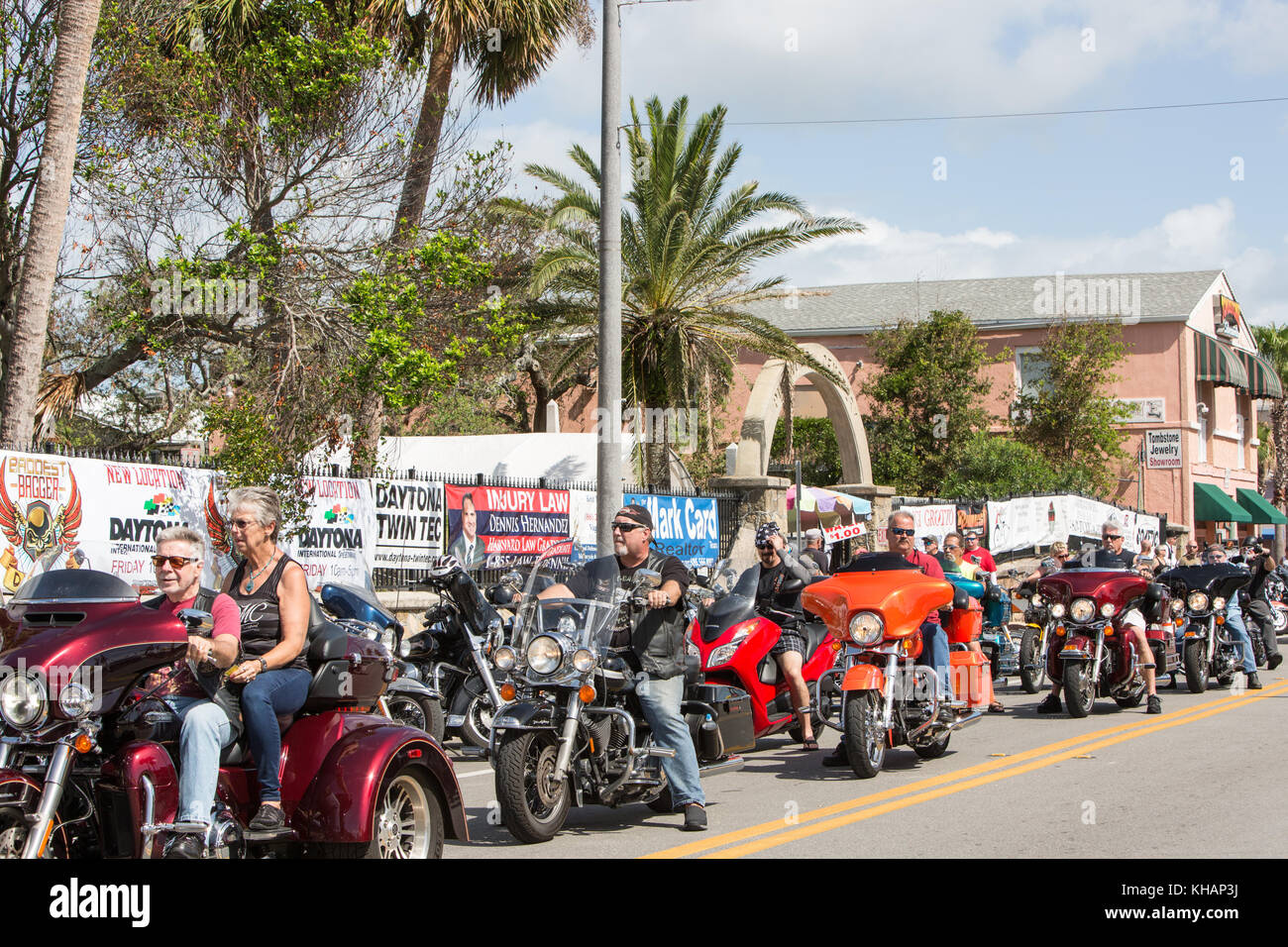 Biketoberfest in Daytona Beach, Florida, USA Stock Photo - Alamy