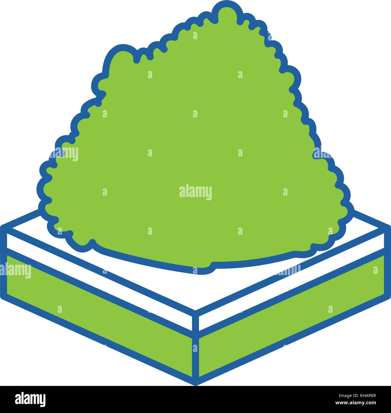 Isometric bush design Stock Vector Image & Art - Alamy