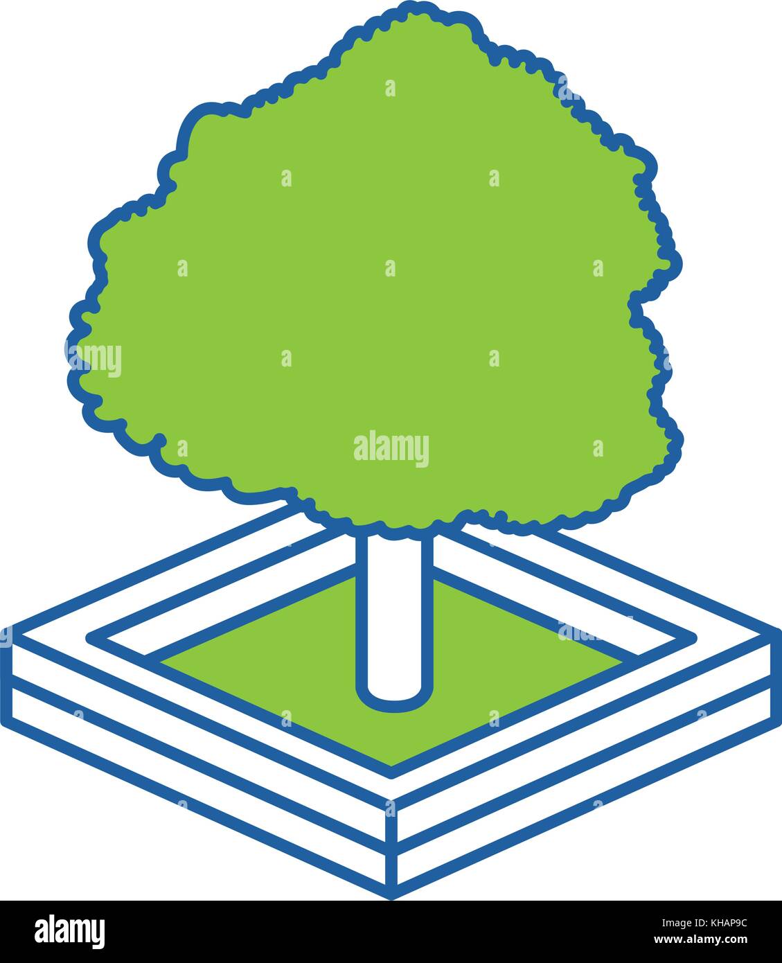 Isometric tree design Stock Vector Image & Art - Alamy