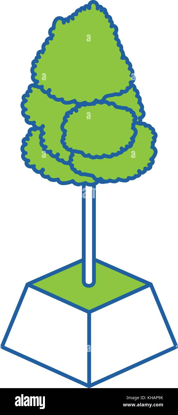 Isometric tree design Stock Vector Image & Art - Alamy