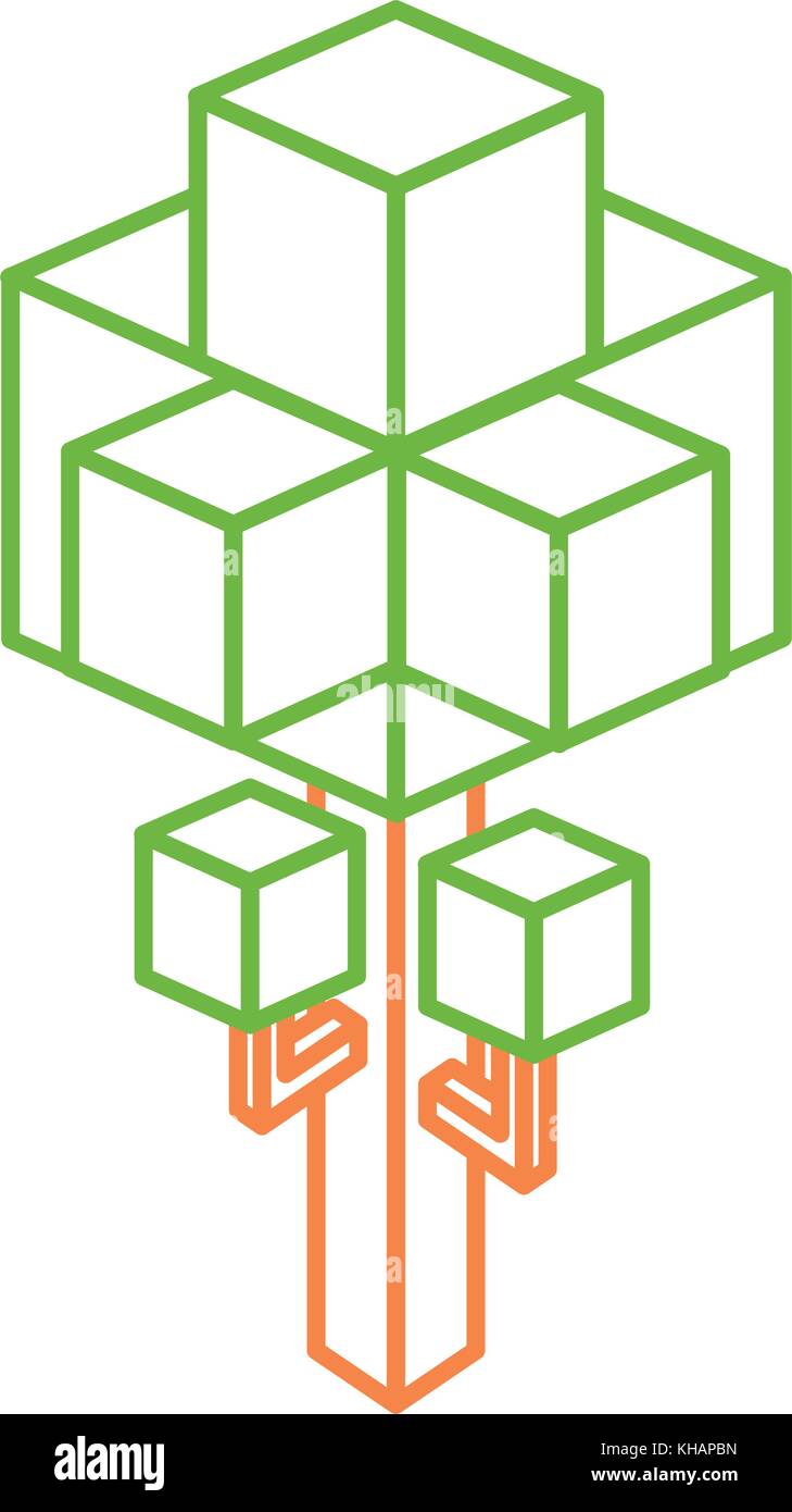 Isometric tree design Stock Vector Image & Art - Alamy