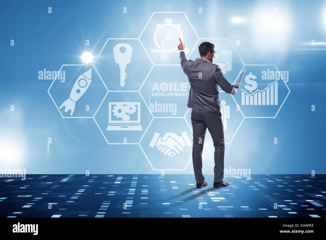 Concept of agile software development Stock Photo - Alamy